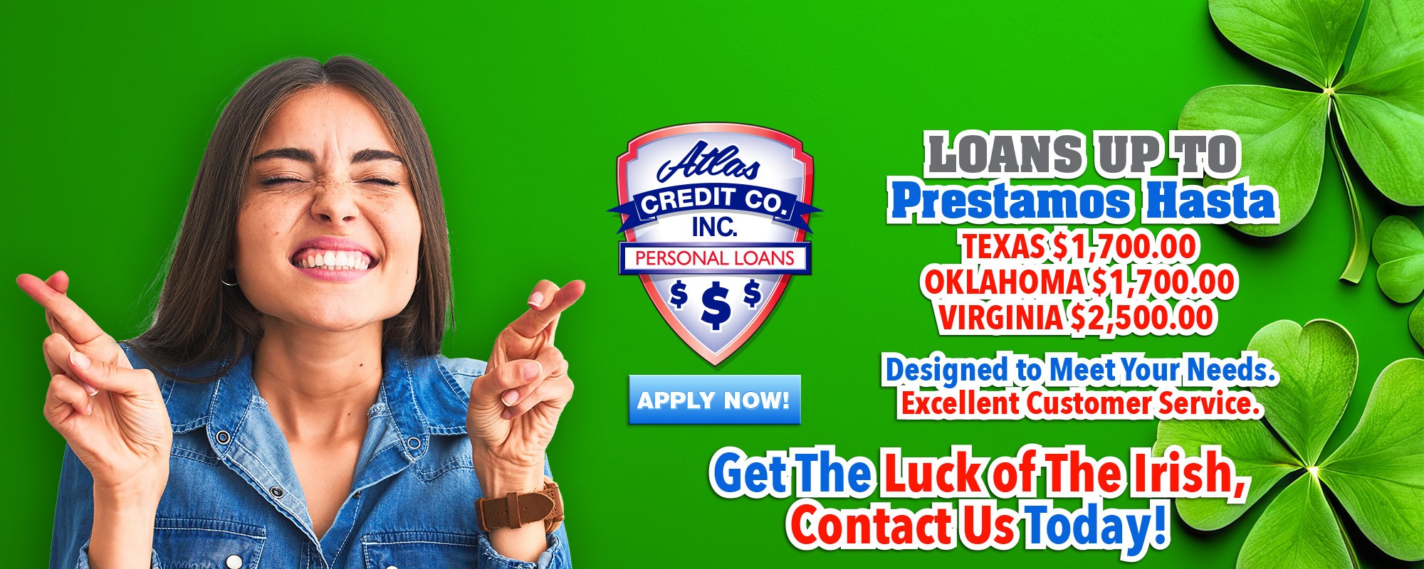 Personal Loans for Bad Credit in TX, OK & VA | Atlas Credit